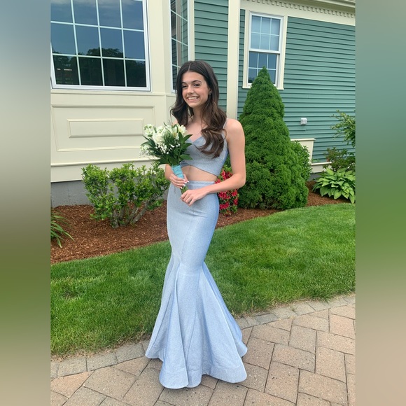 ellie wilde | Dresses | Light Blue Ellie Wilde Prom Dress | Poshmark
